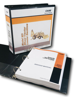 Case W3 420B Wheel Tractor Loader Backhoe Service Shop Technical Manual ...