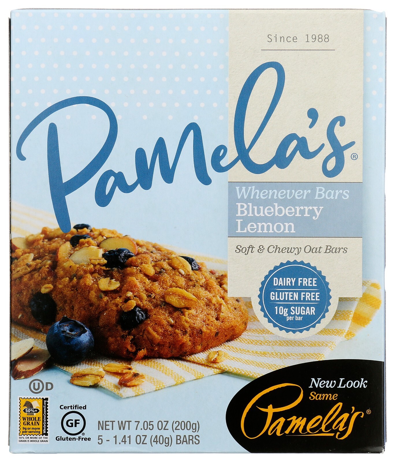 PAMELA'S: WHENEVER BARS BLUEBERRY LEMON (PACK OF 6 x 5 CT)---FREE ...