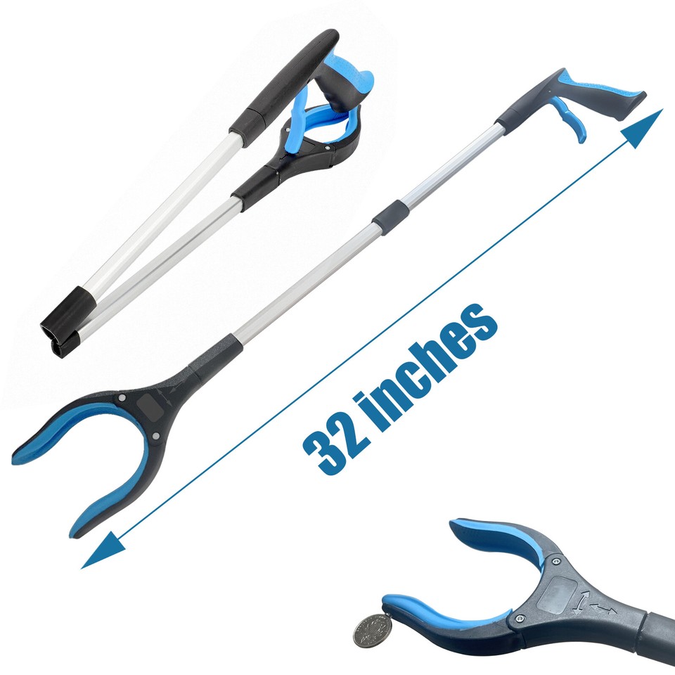 Foldable Heavy Duty Grab Tool Pick Up Stick Hand Grip Reach Junk ...