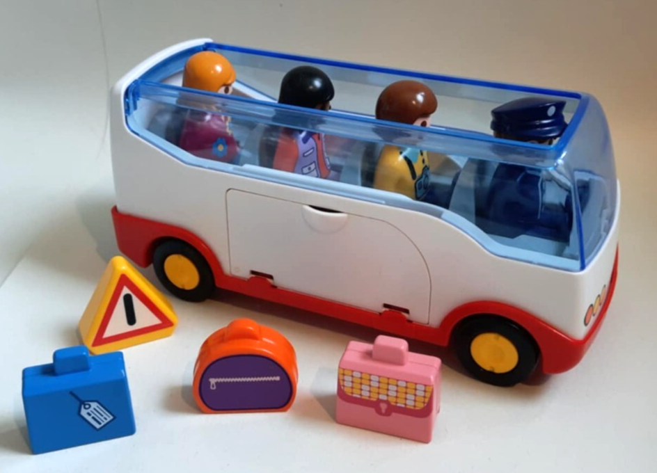 playmobil 123 airport shuttle bus/coach ( combined postage available ...