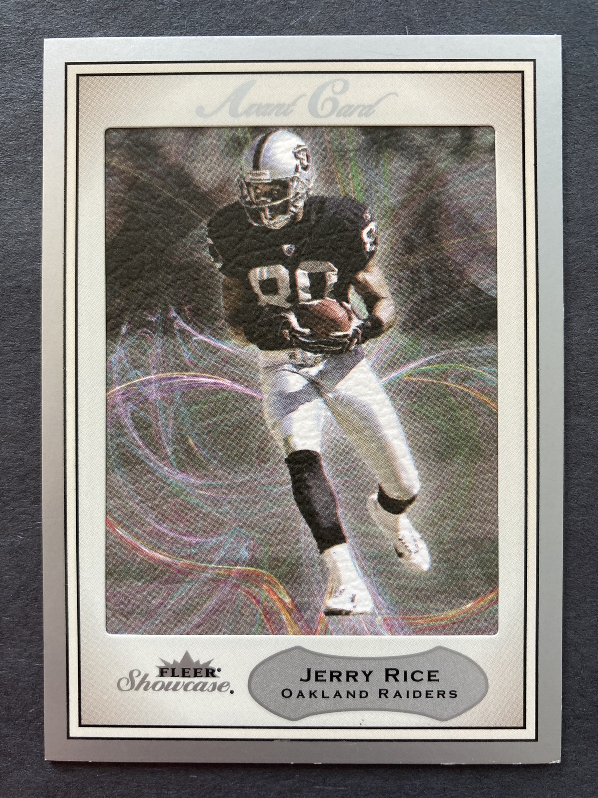 2003 Fleer Showcase Jerry Rice AVANT CARD Silver #d /350 Insert | eBay