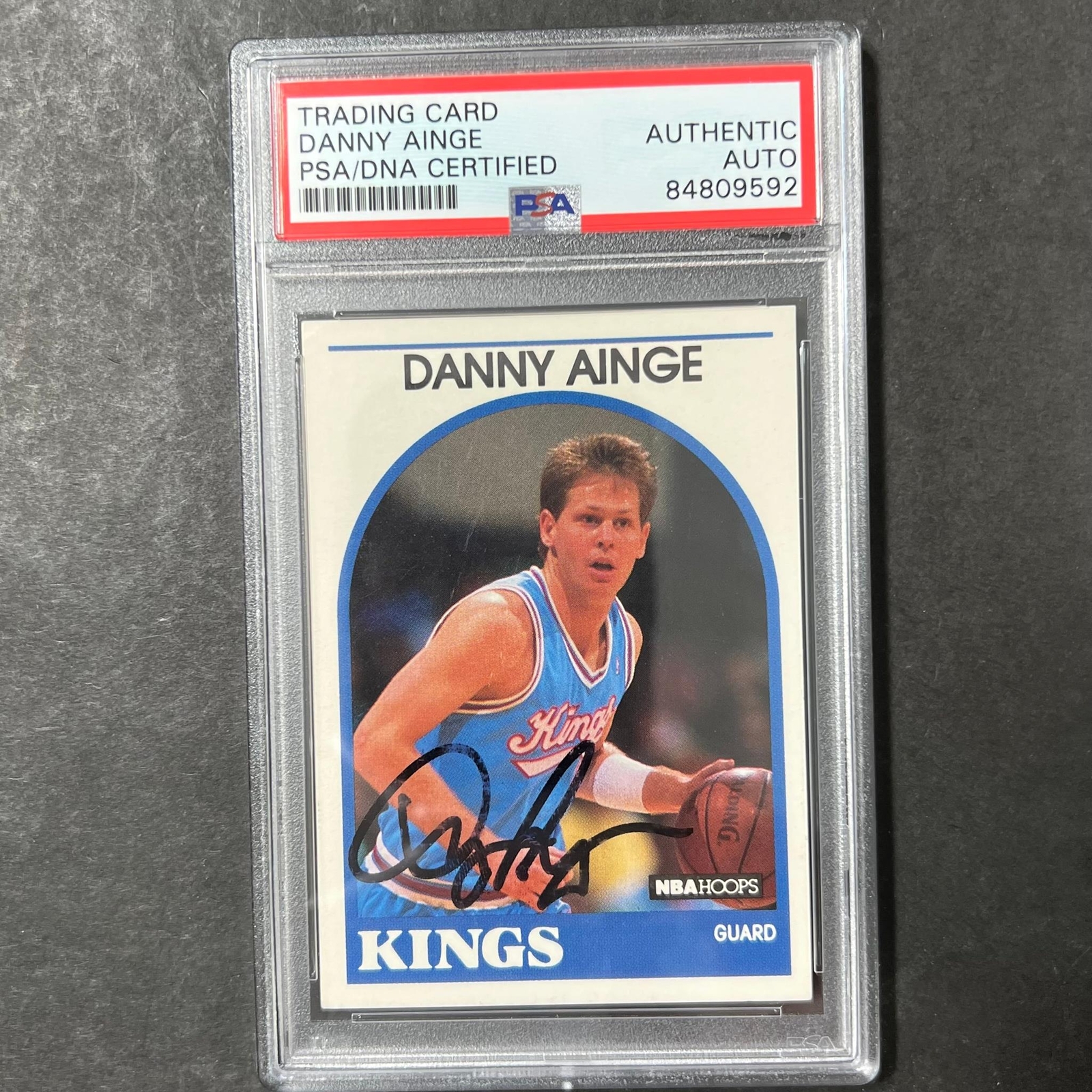 1988-89 NBA Hoops #215 Danny Ainge Signed Card Auto PSA Slabbed Suns | eBay