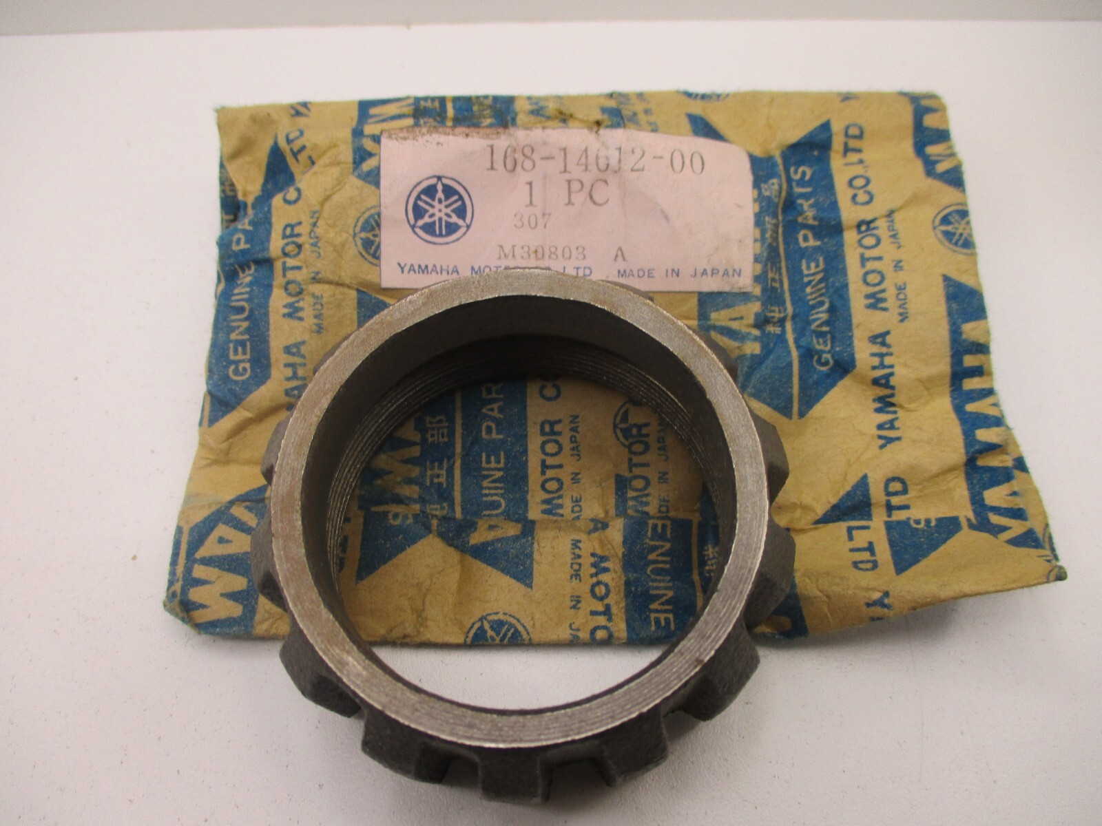 Vintage Yamaha YR1 YR2 R3 NOS OEM Exhaust Ring Nut # 168-14612-00 YR 1 ...