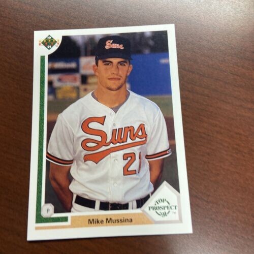 1991 Upper Deck MIKE MUSSINA rookie card #65 New York Yankees Orioles 1 ...