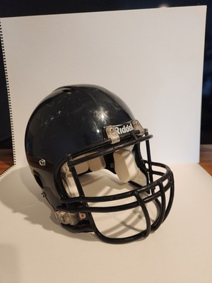 RIDDELL 2011 DARK BLUE FOOTBALL HELMET (size LARGE) | eBay