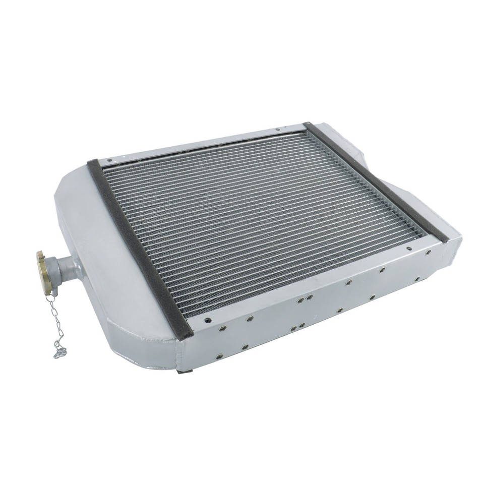 86551430 8N8005 2 low Full Aluminum Radiator For Ford Tractor 2N 8N 9N ...