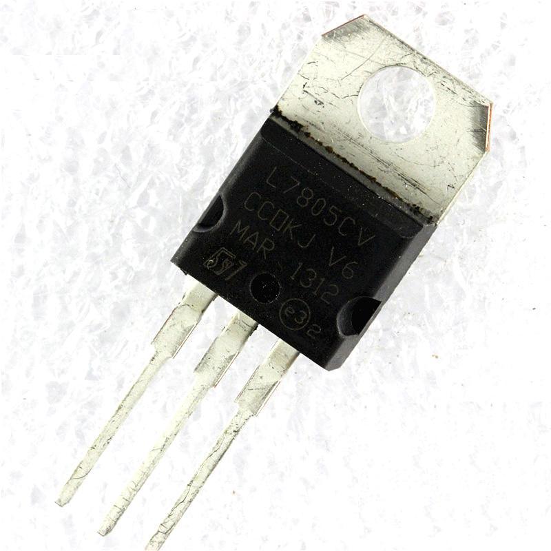10PCS IC L7805CV L7805 7805 TO-220 Voltage Regulator 5V ST NEW | eBay