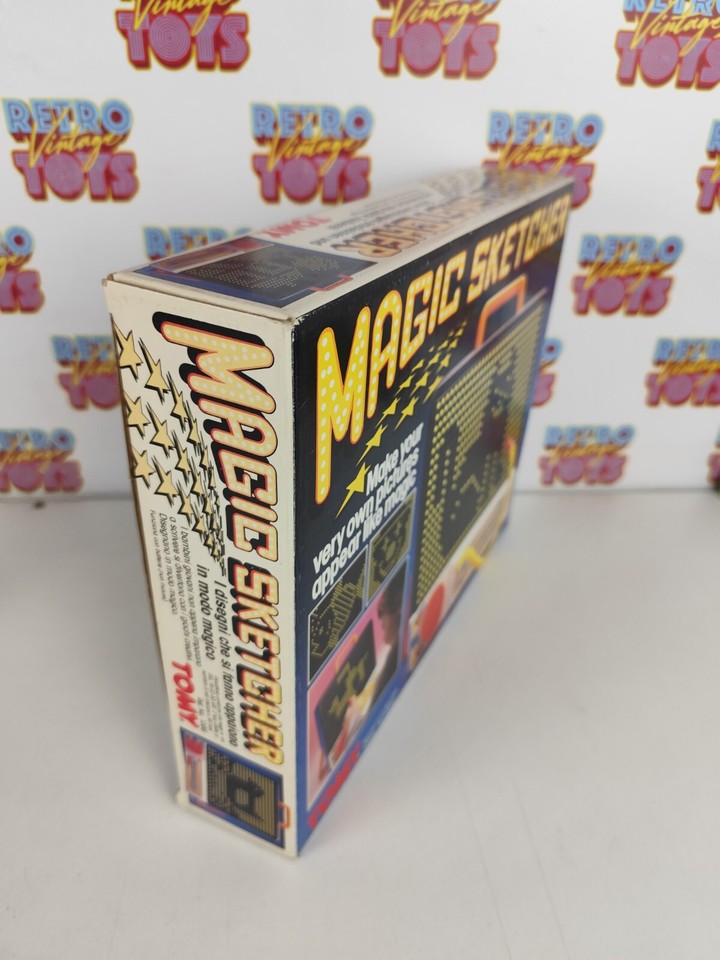 Magic Sketcher Tomy 1086 Balls Magic Blackboard Blow Suck New Vintage ...