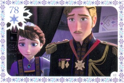 2014 Topps Disney FROZEN 2 Piece of the Movie Card #12 - Anna and her ...