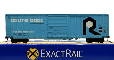 HO EXACTRAIL EE-1604-5 EVANS 5277 SINGLE DOOR BOX CAR ROCK ISLAND ROCK ...