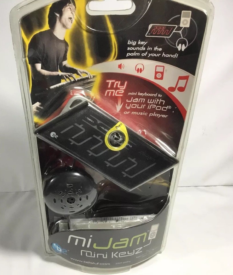 NIP Rare B2 Mijam Mini Keyz Keyboard For Your iPod Or Music Player | eBay