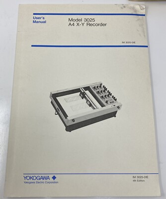 Manuals & Books - X-Y Recorder