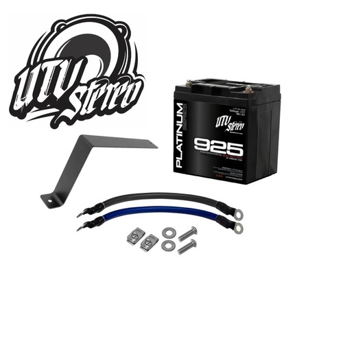UTV Stereo Dual 2nd Battery Upgrade Kit Polaris RZR PRO XP PRO R TURBO ...