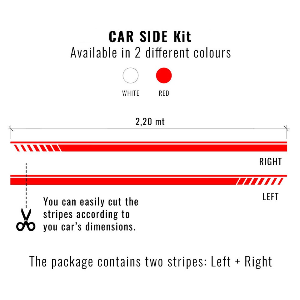 Decor Set Alpha Romeo Racing Red for 4C | eBay UK