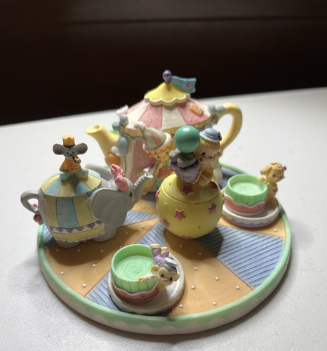 Precious Moments Circus Mini Tea Set With Animals by Enesco- 1999 | eBay