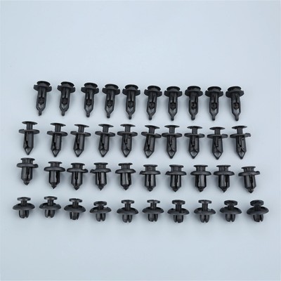 40PCS Plastic Rivets Push Type Clips Fasteners B17 B28 B02 C14 EACH ...
