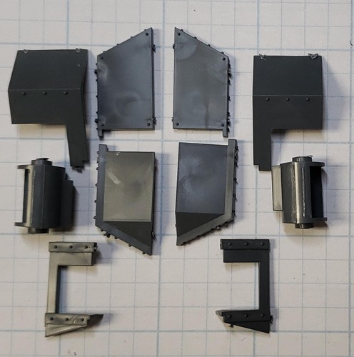 Warhammer 40k Astra Militarum Bits LRM Leman Russ Side Sponsons Set | eBay