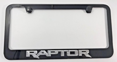 2011 - 2019 Ford SVT Raptor Pickup Truck Black Engraved License Plate ...