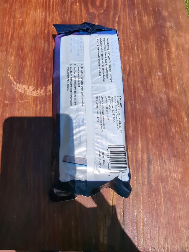 Coralife*2-Pack BioCube Filter Cartridge*for Aquarium*1-Pack of 2-NIP ...