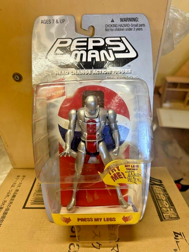 Pepsiman Head Change Action Figure Pepsi Man Cola Bandai Unopend ...