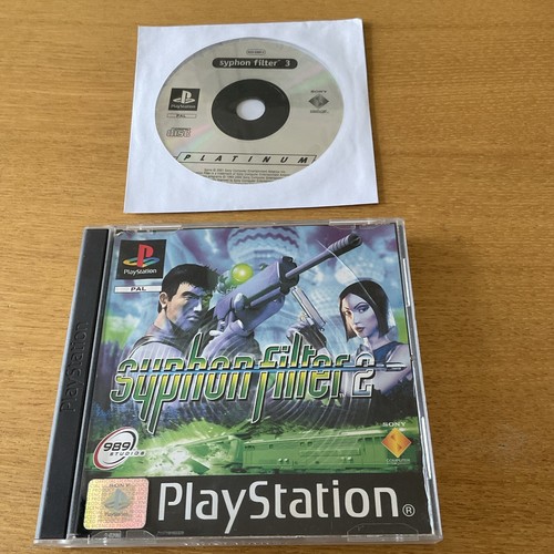 Syphon Filter 1 (complete with manual) & 3 (disc only) Sony PS1 ...