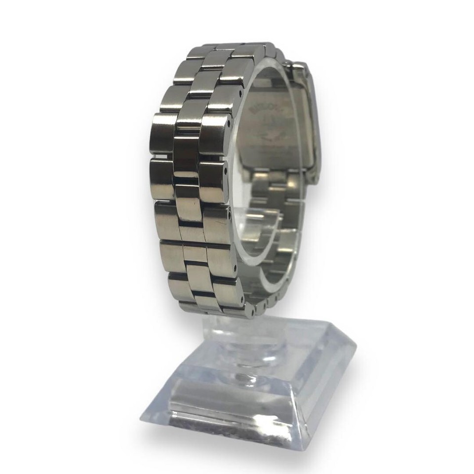 BULOVA Bulova Watch Rectangular Silver Quartz Swiss Made | eBay