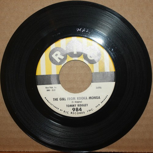 TOMMY RIDGLEY In The Same Old Way *GIRL FROM KOOKA MONGA* N.O. R&B 45 ...