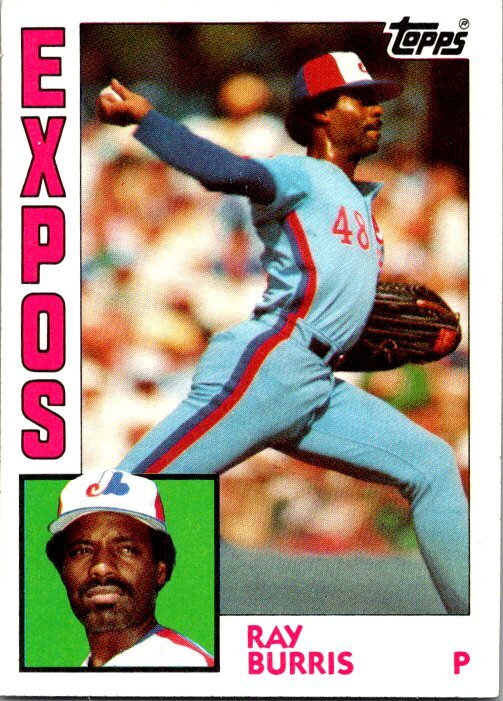 1984 Topps #552 Ray Burris | eBay
