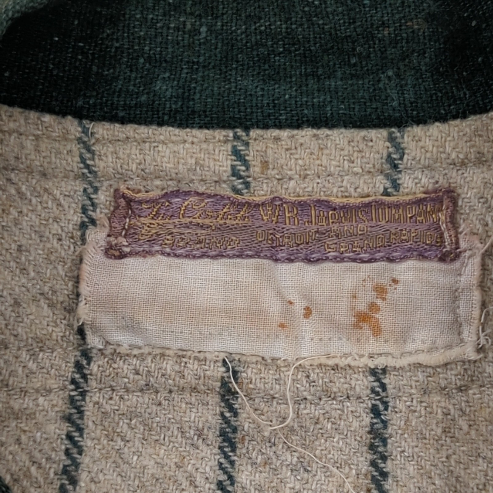 Antique WB JARVIS TY COBB LABEL BASEBALL UNIFORM c1913 | eBay