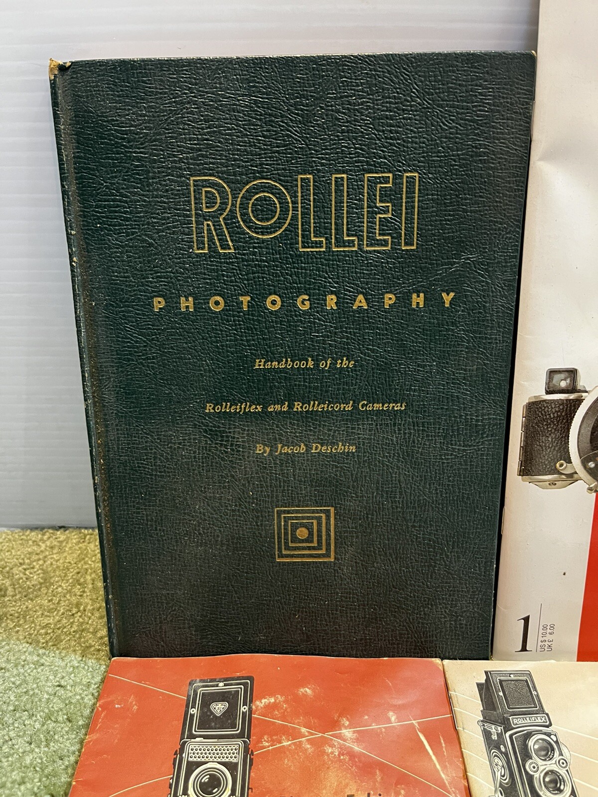 Vintage Rollei Rolleiflex 8 Camera Manual / Brochure Lot + 1953 Book & Graflex + | eBay
