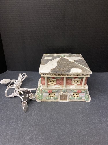 Lionel Christmas Village Lionelville Library Building Charisma Vintage ...