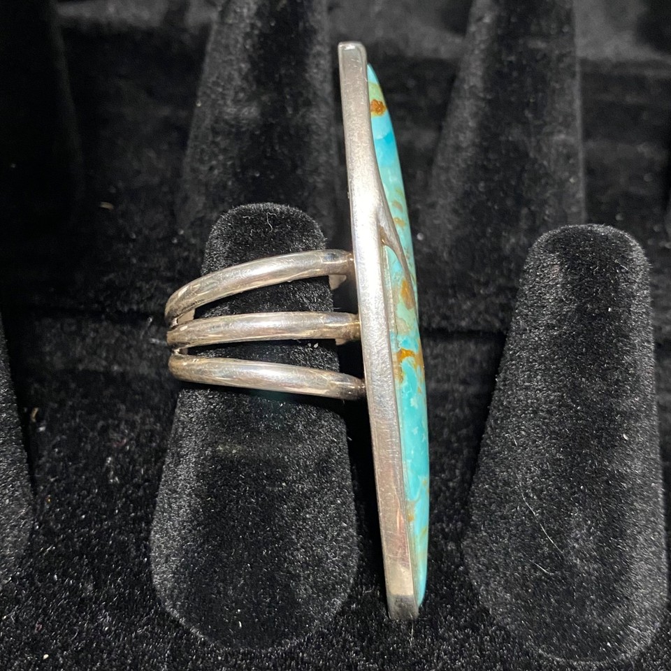 Ring Turquoise Sterling Silver Size 7 Mine Finds Jay King DTR China 925 ...