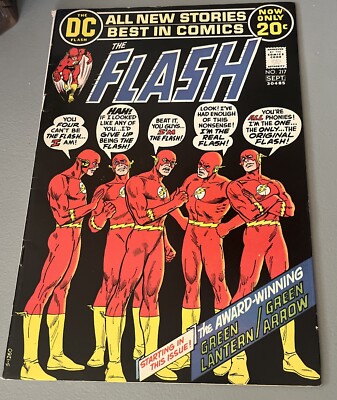 Flash #217 DC Comics 1972 Neal Adams Classic Comic Book | eBay