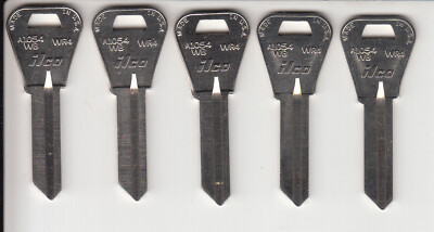 lot of 5 WR4 Ilco Key Blanks A1054 WB Falcon | eBay
