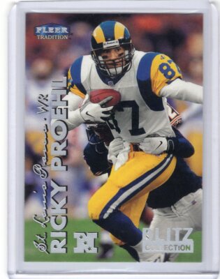 RICKY PROEHL 1999 Fleer Tradition BLITZ COLLECTION #238 - RAMS | eBay
