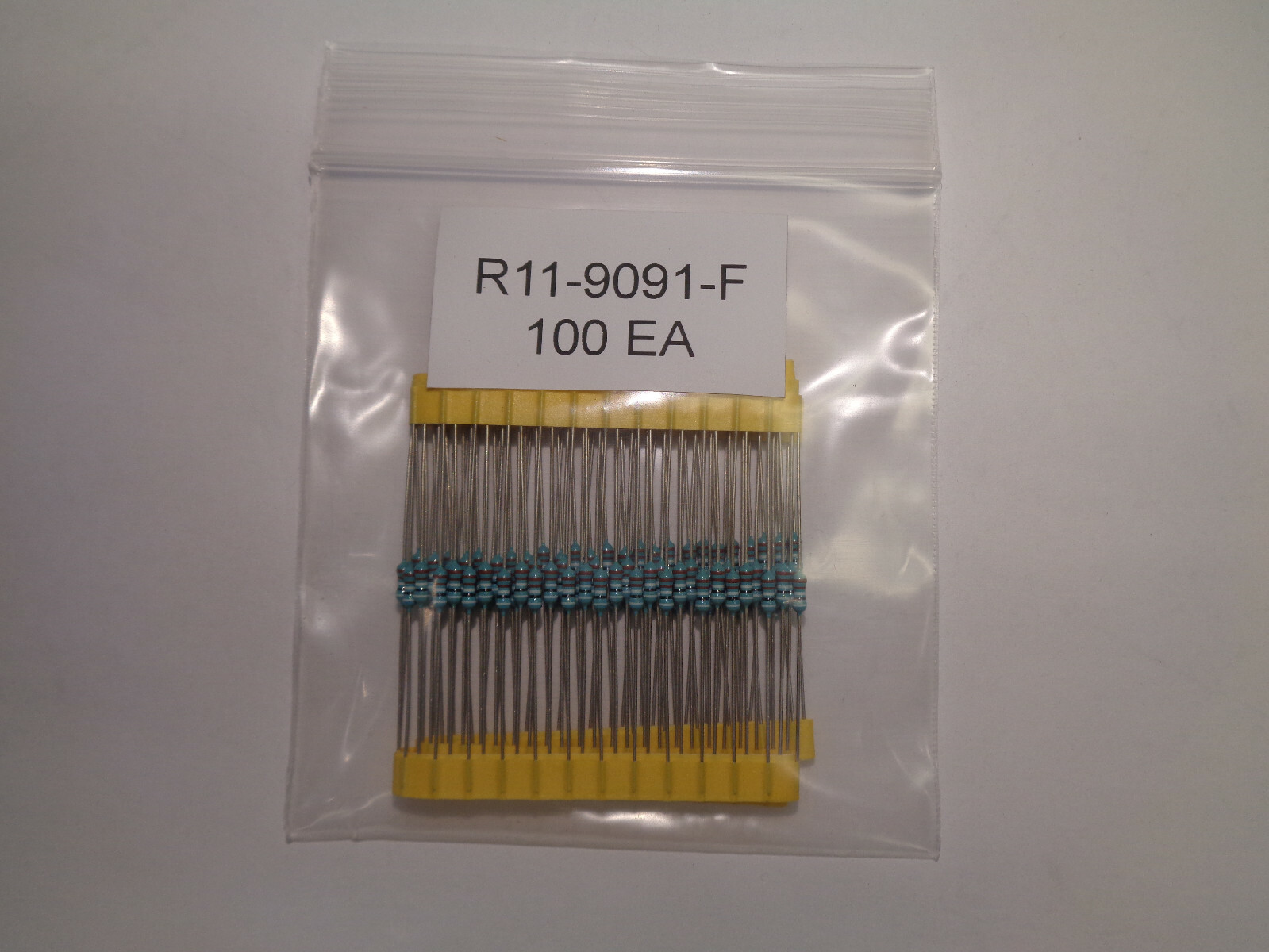 RESISTORS 9.09K? OHM 1% R11-9091-F SET OF 100 EACH NEW | eBay