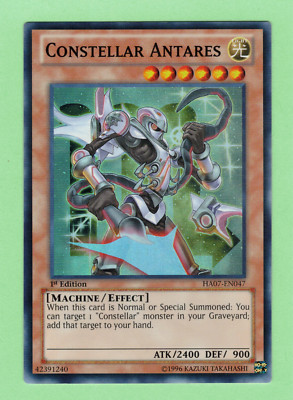 YUGIOH - CONSTELLAR ANTARES *SUPER RARE* 1ST EDITION HA07-EN047 (064) | eBay