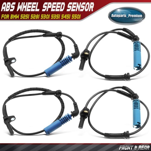 BMW 525i 528i 530i 535i 545i 550i Front & Rear ABS Wheel Speed Sensor ...
