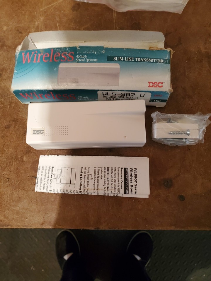 DSC WLS-907 U Wireless Slim-Line Transmitter Door Contact 900mh (NEW ...