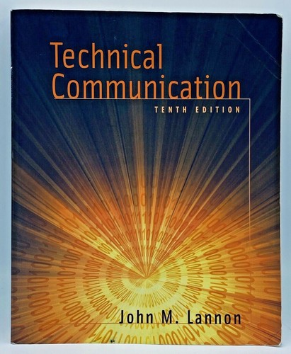 Technical Communication Tenth (10th) Edition John M. Lannon Paperback ...