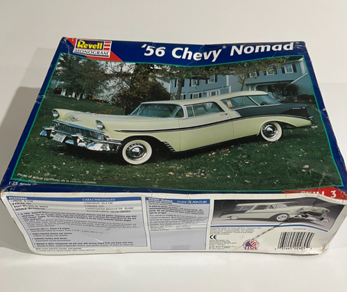 VTG Revell Monogram 1:25 '56 Chevy Nomad Model Car Kit #85-2489 Sealed ...