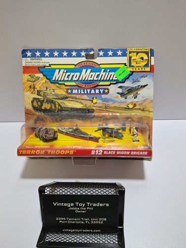 Vintage Micro Machines Military Terror Troops #12 Black Widow Brigade ...