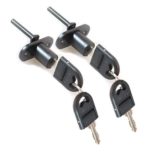 2 Pcs Drawer Lock Cabinet Locks with Keys, Zinc Alloy Desk Locks File ...