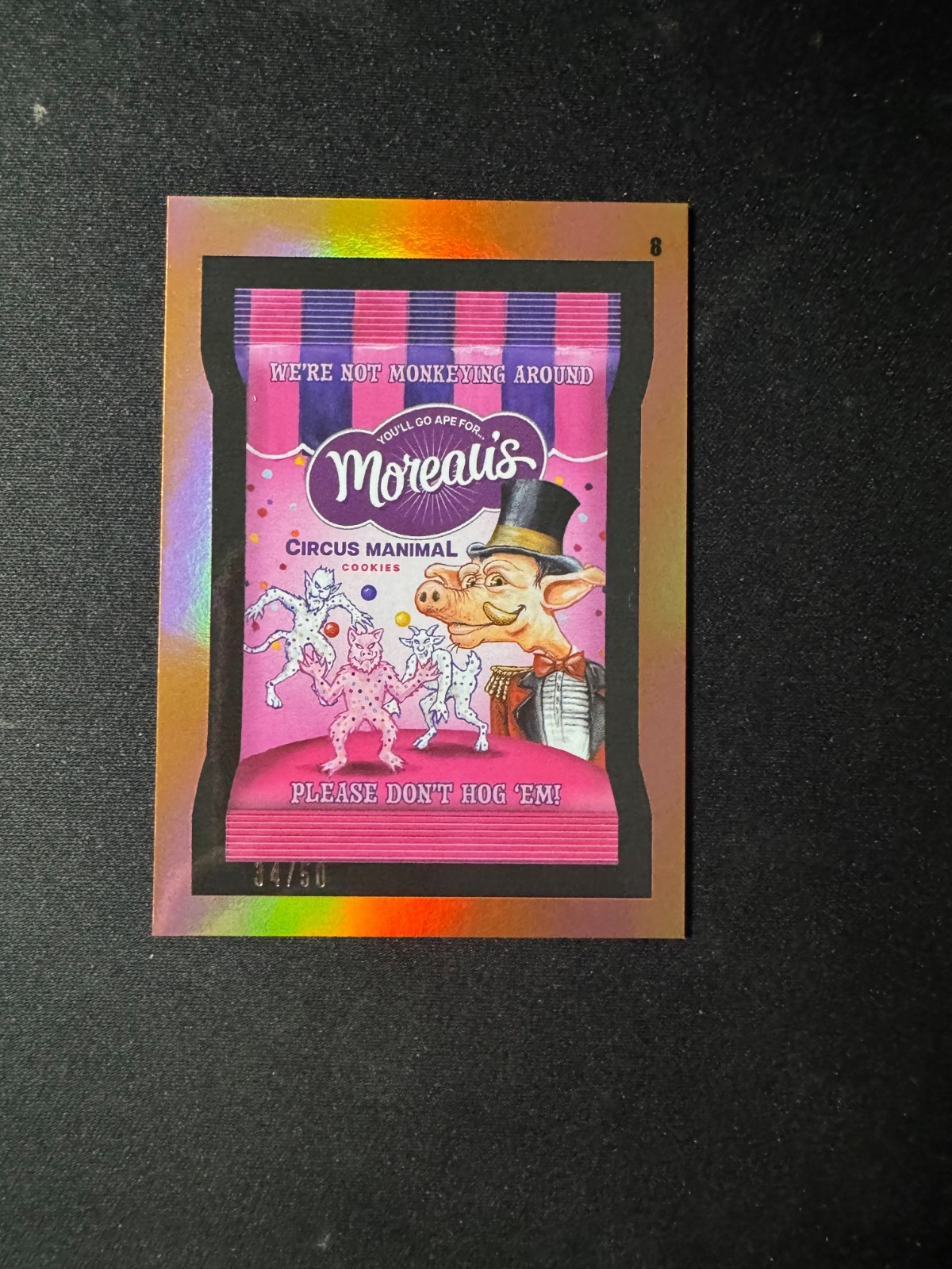 2025 TOPPS WACKY PACKAGES HALLOWEEN MOREAU'S #8 Orange Foil /50 | eBay