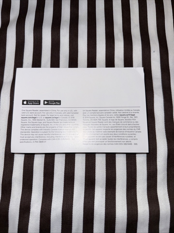 Square Reader For magstripe USB-C Mobile Credit Card Readers Brand New ...