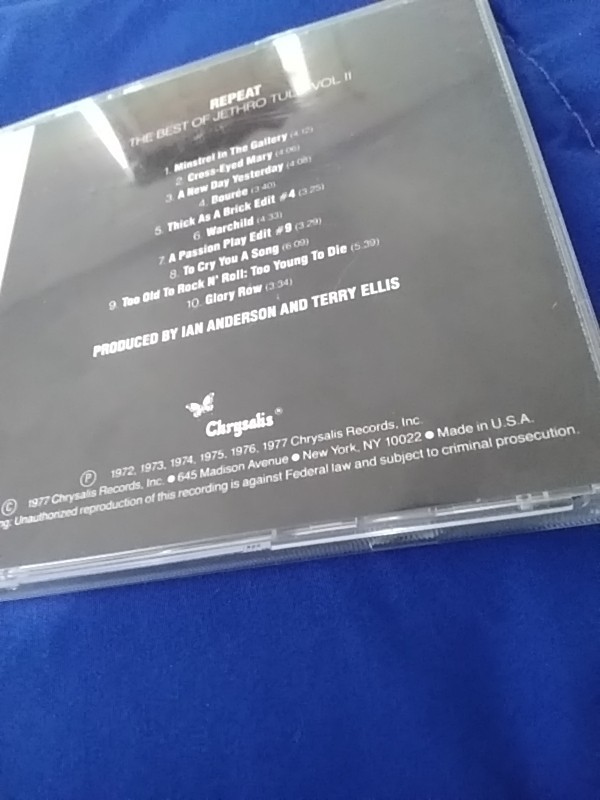 Repeat: Best of Jethro Tull Volume 2, Jethro Tull 1977 - CD | eBay