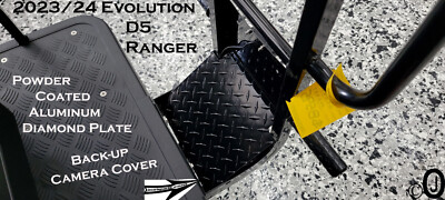 Evolution D5 Ranger Golf Cart Powder Coated Diamond Plate Back-up ...