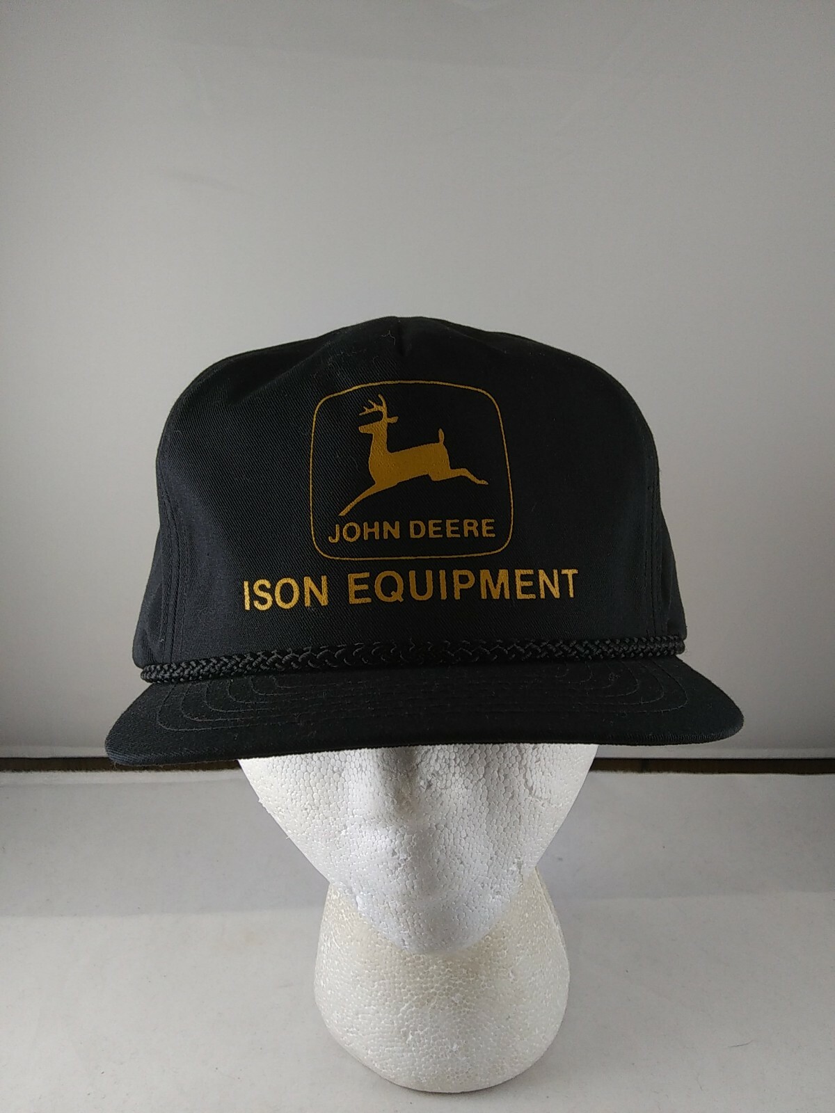 Vintage John Deere ISON EQUIPMENT Trucker Hat Cap 8 P… - Gem