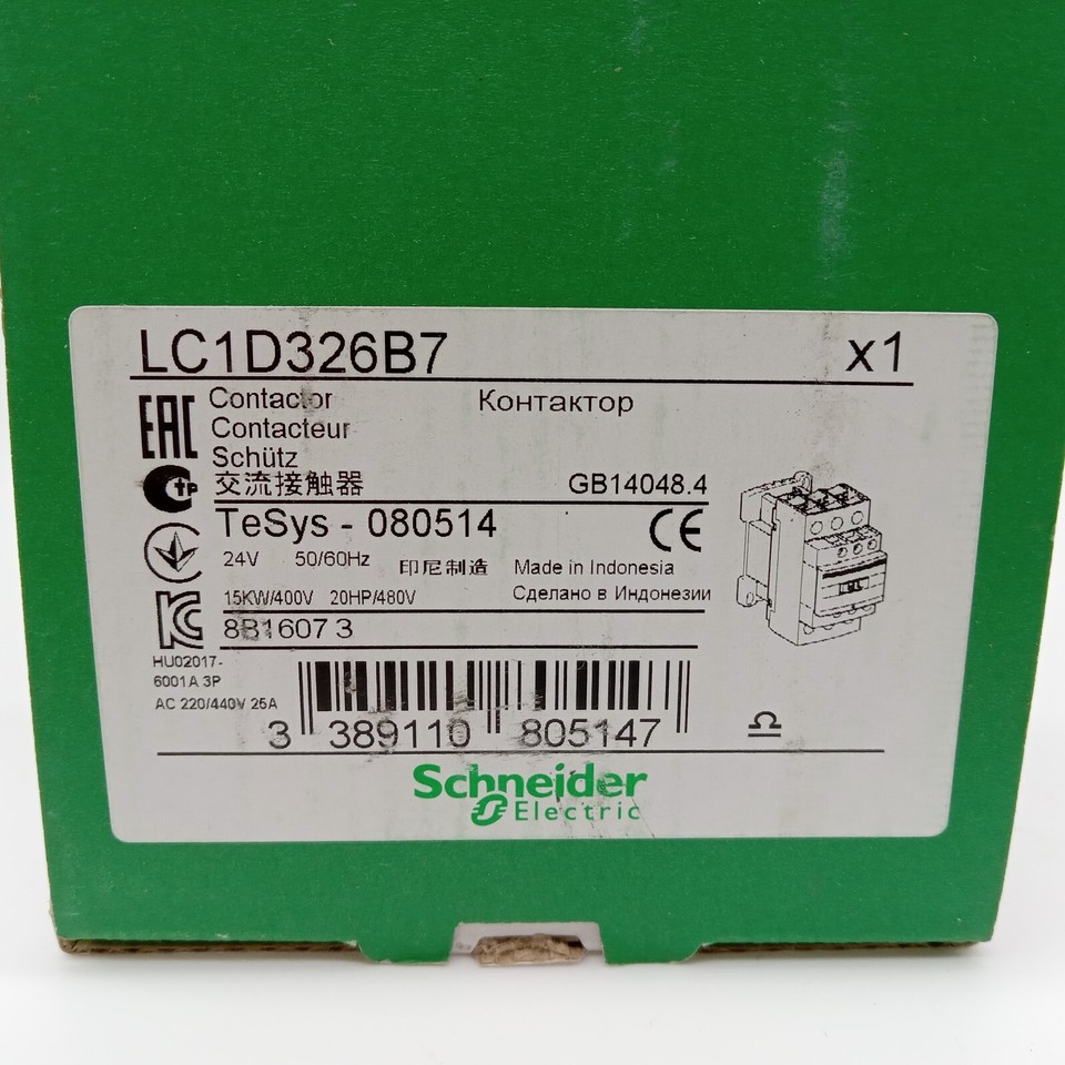 Schneider Electric LC1D326B7 24V Contactor | eBay