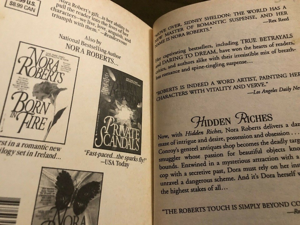 Hidden Riches by Nora Roberts, c. 1995, Paperback | eBay